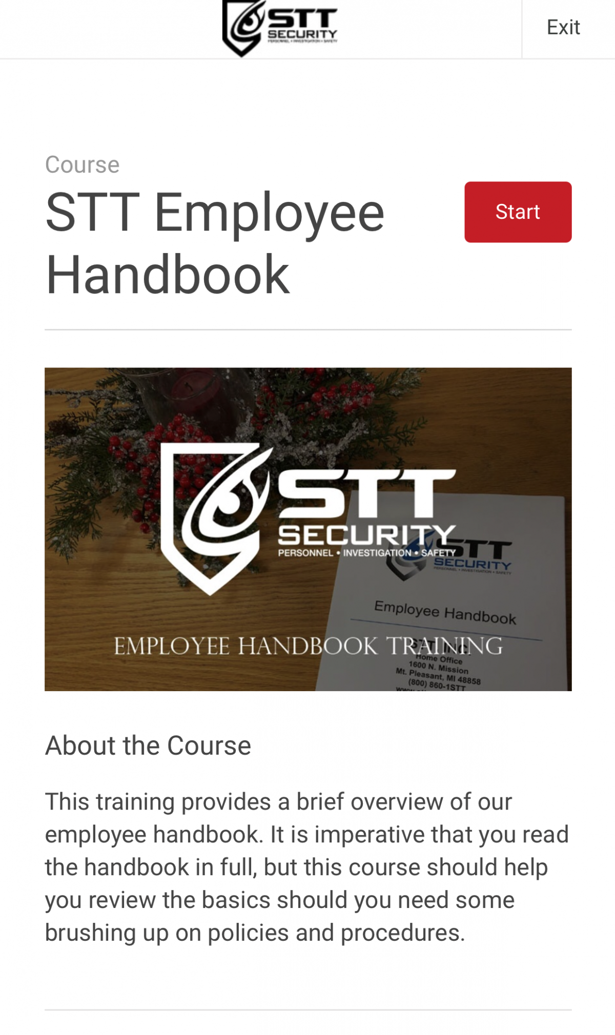 Training Resources | STT Security and Investigations