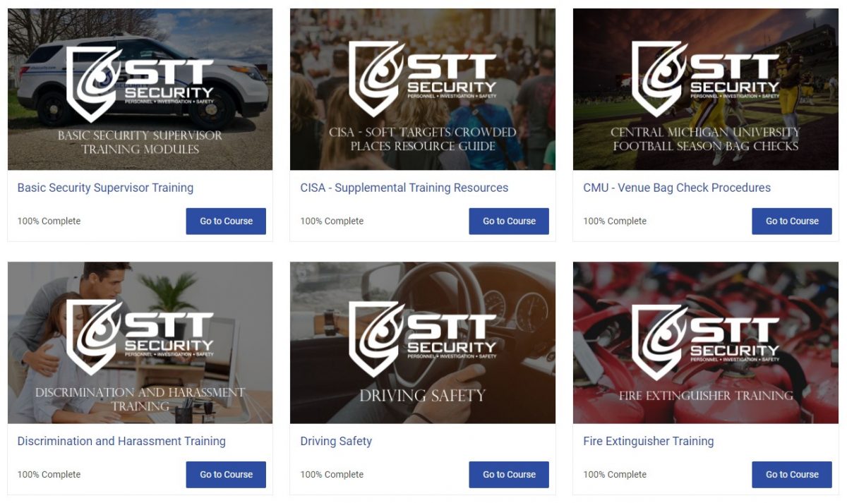 Training Resources | STT Security and Investigations